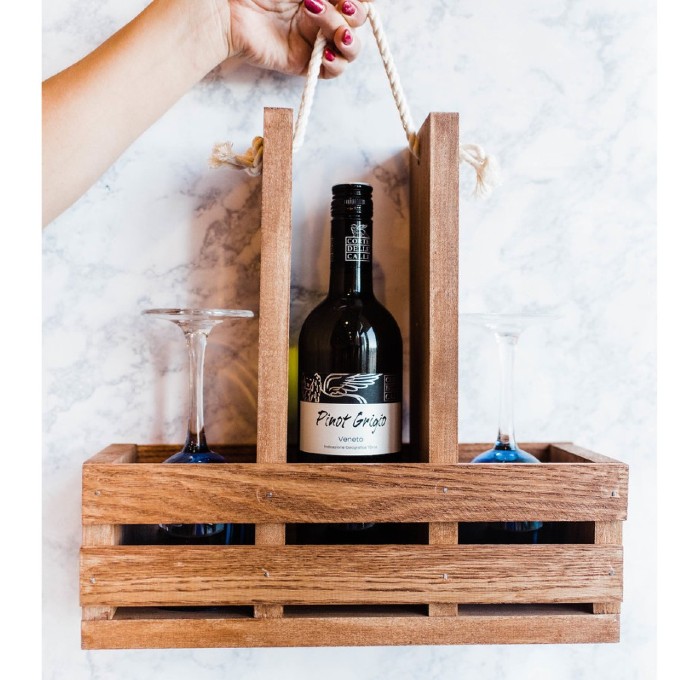 At-Home DIY Wine Caddy Kit | Virgin Experience Gifts