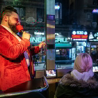 NYC The RIDE Experience for Two Plus Special Occasion Shout-Out ...