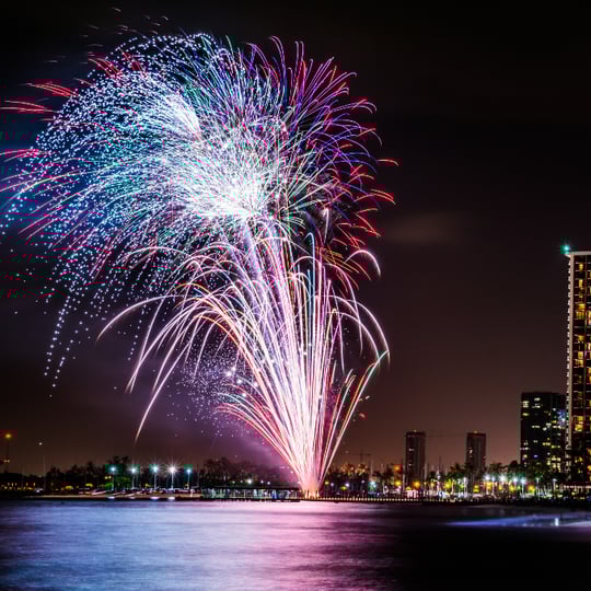 Waikiki Fireworks Gondola Ride | Virgin Experience Gifts