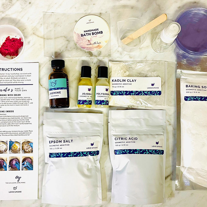 At-Home DIY Bath Bomb Kit | Virgin Experience Gifts