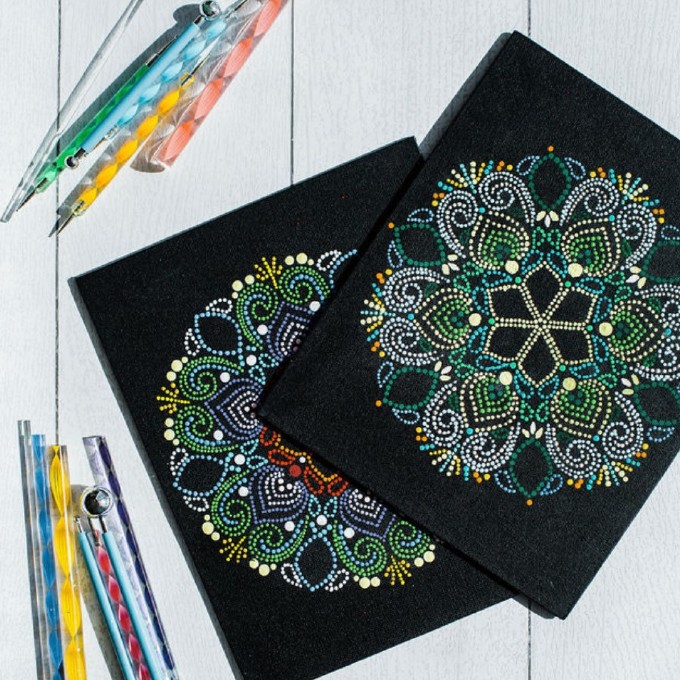 At-Home Mandala Dot Painting Kit | Virgin Experience Gifts