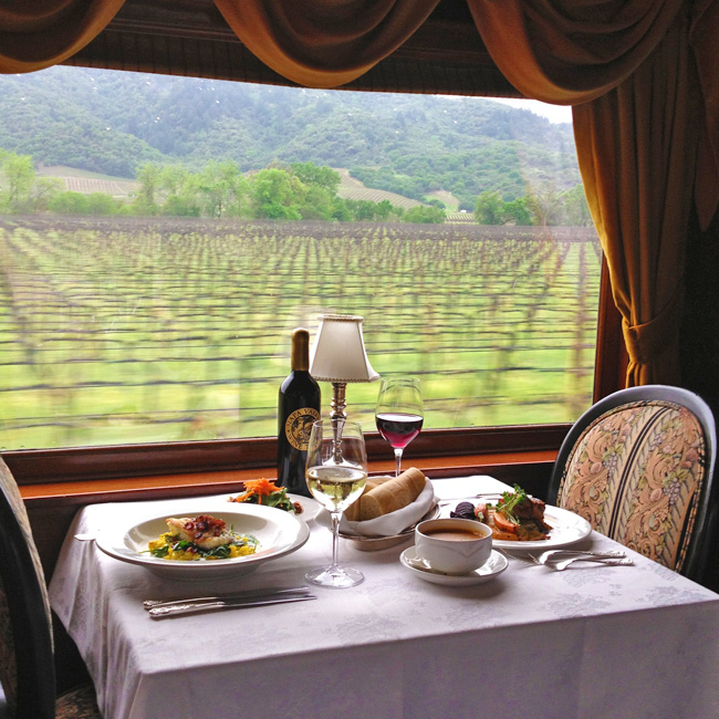 Napa Valley Lunch Train for Two | Virgin Experience Gifts