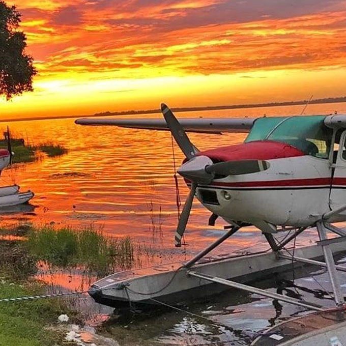 Cessna 172 Sunset